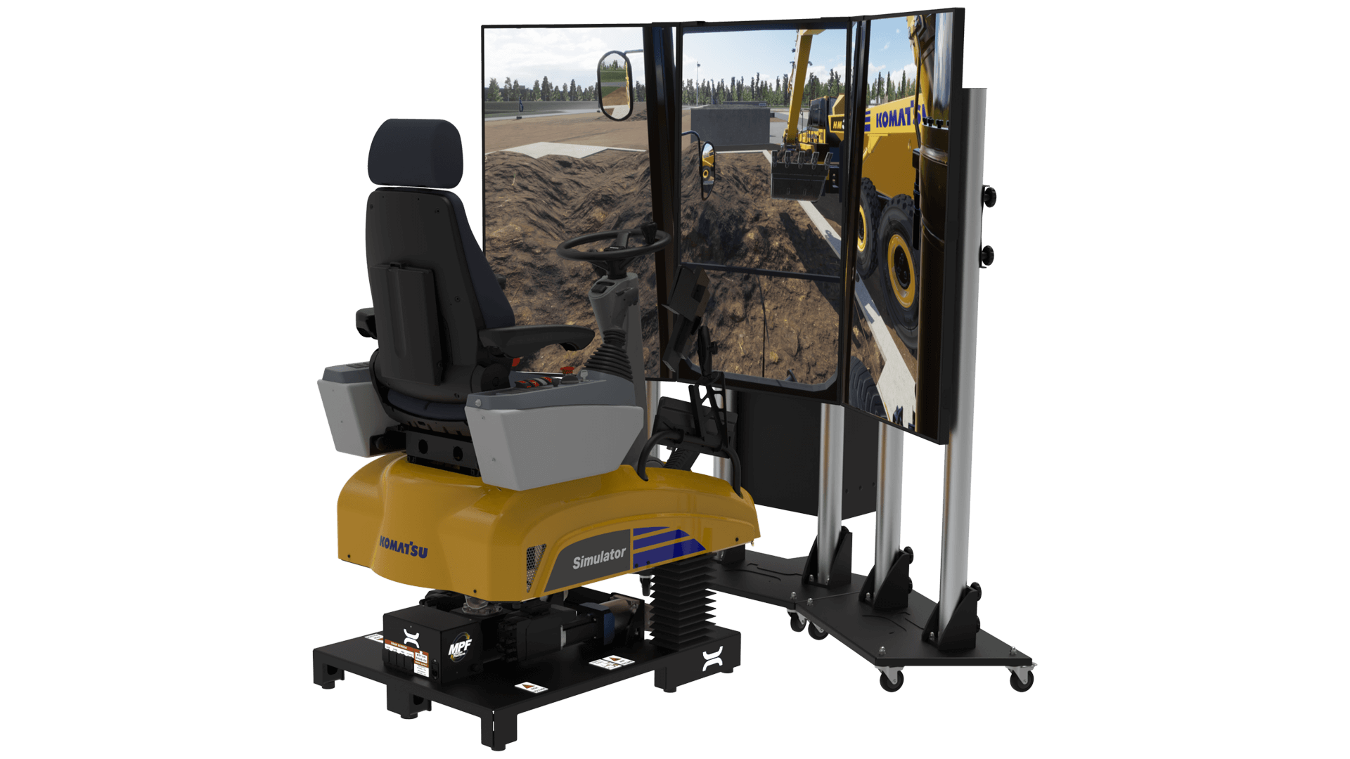 KCS600 Wheeled Excavator - Komatsusimulators.com