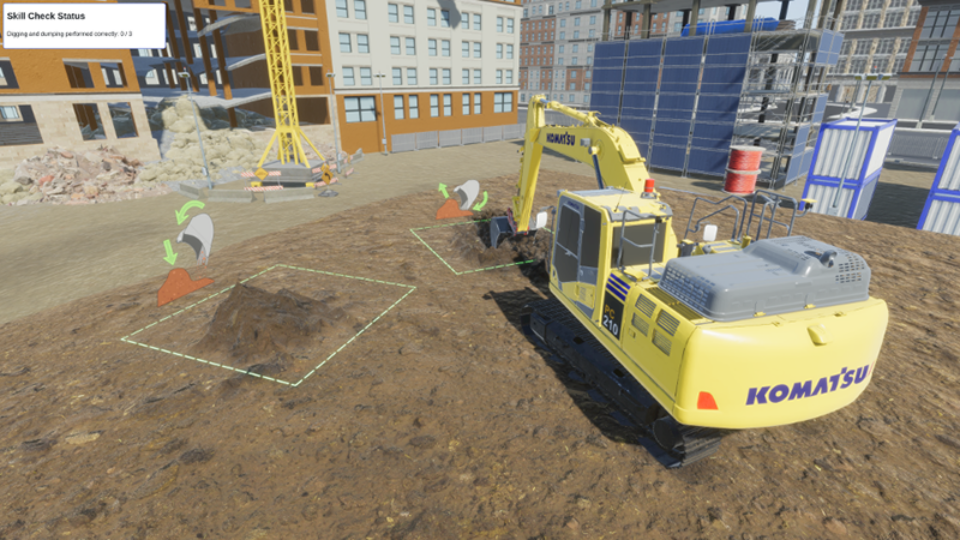 KCS60 Hydraulic Excavator - Komatsusimulators.com