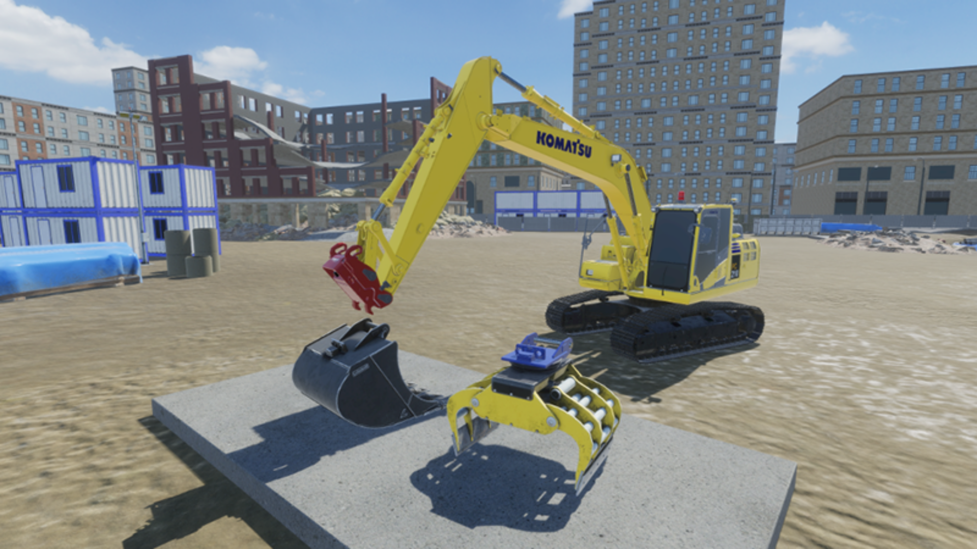 KCS60 Hydraulic Excavator - Komatsusimulators.com